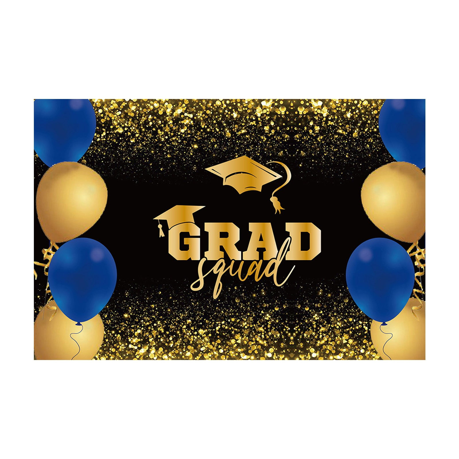 Graduation Photo Backdrop Banner - 59"x39" HD Polyester School Party ...