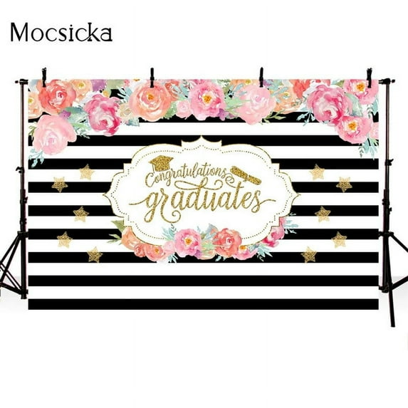 Graduation Photo Backdrop for Student Bachelor Cap Graduate Season ...