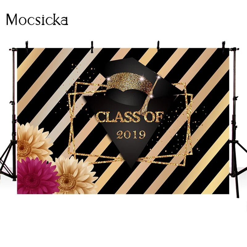 Graduation Photo Backdrop for Student Bachelor Cap Graduate Season ...