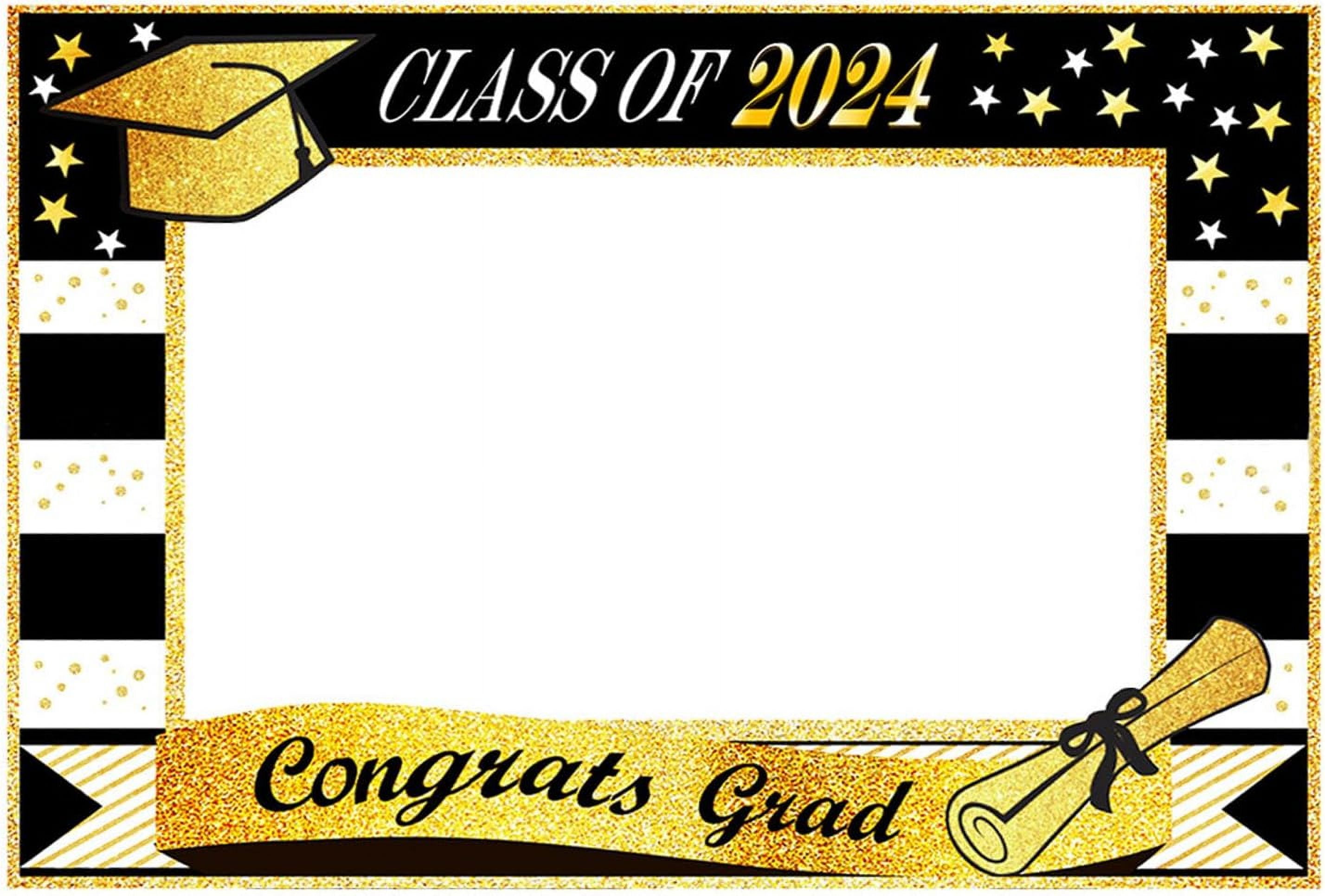 Graduation Photo Frame Prop 2024 Graduation Photo Booth Props ...