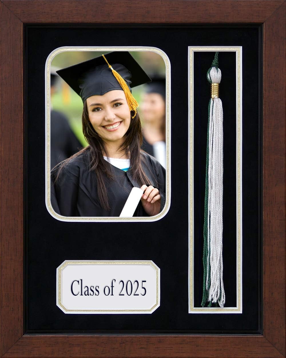 Graduation Photo Frame With Carbon Black Ultrasuede Matting (Class Of ...