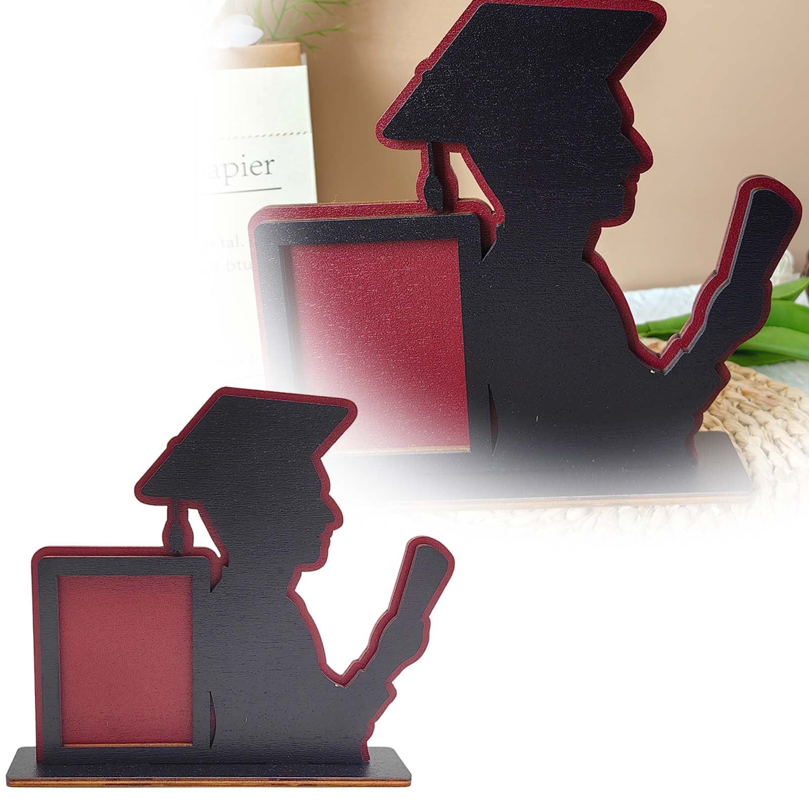 Graduation Photo Wooden Bracket for Boys Desktop Keepsake Frame with ...