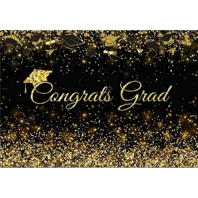 Graduation Photography Backdrop Party rations Congratulate Grad ...