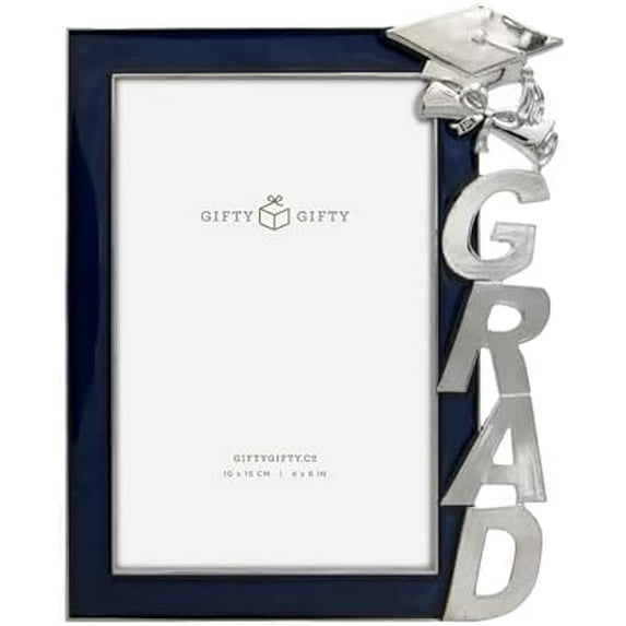 Graduation Picture Frame / 4x6 In | For Vertical Display on Tabletops ...