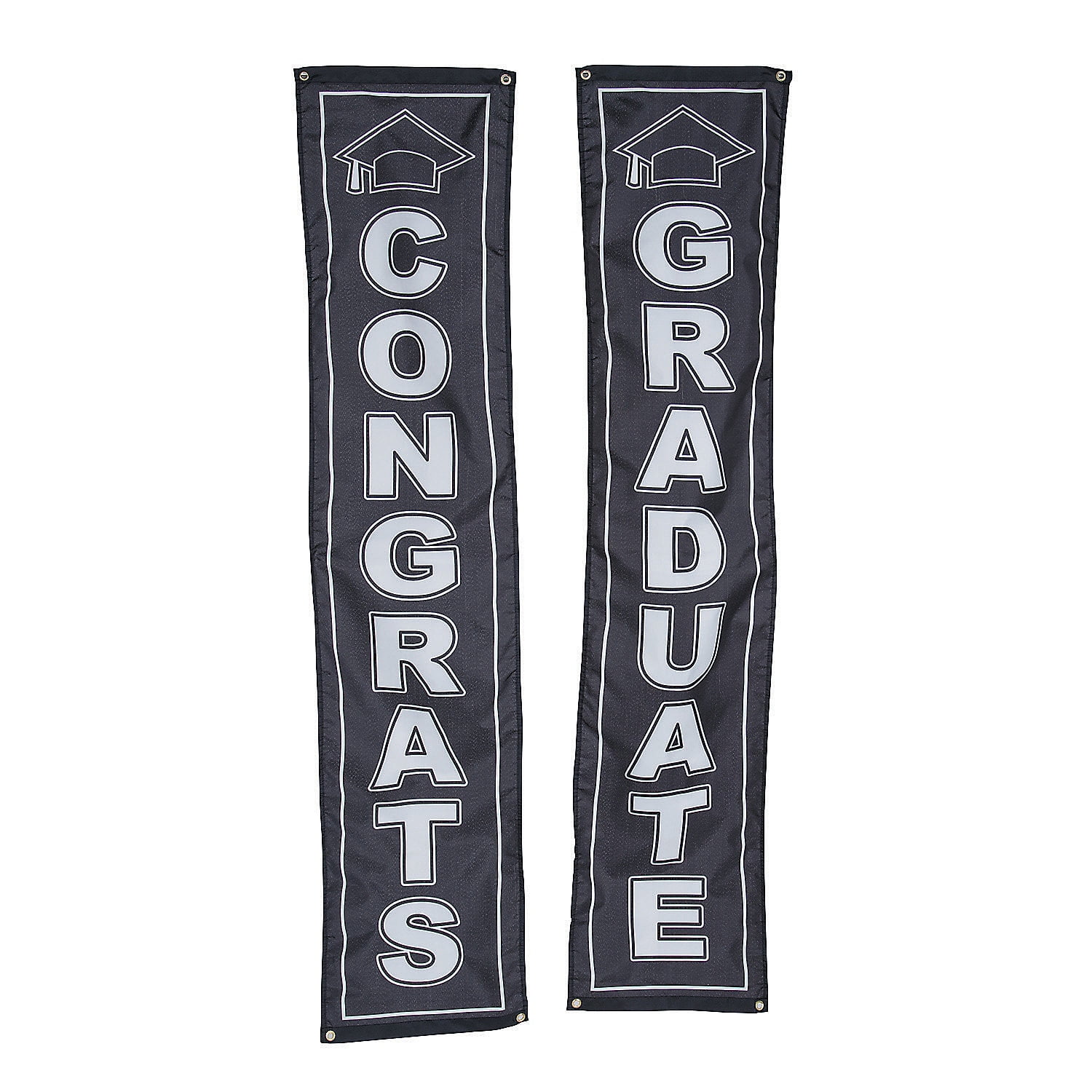Graduation Pillar Buntings, Home Decor, Graduation, 2 Pieces - Walmart.com