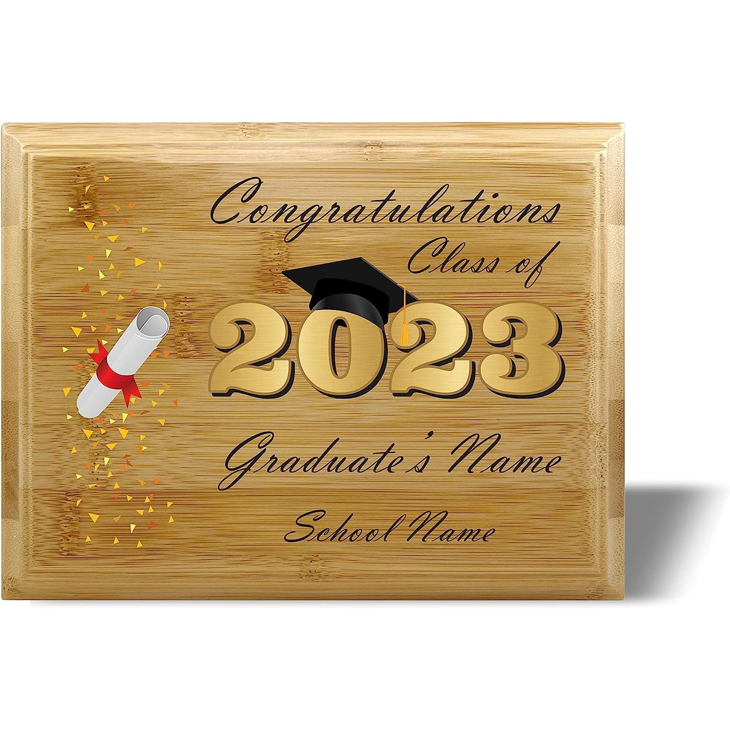 Graduation Plaque for Class of 2023 – Customized Award for High School ...