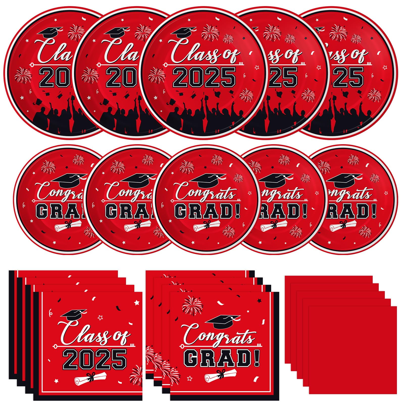 Graduation Plates and Napkins 2025 Grad FST1 Party Supplies, of 2025 ...