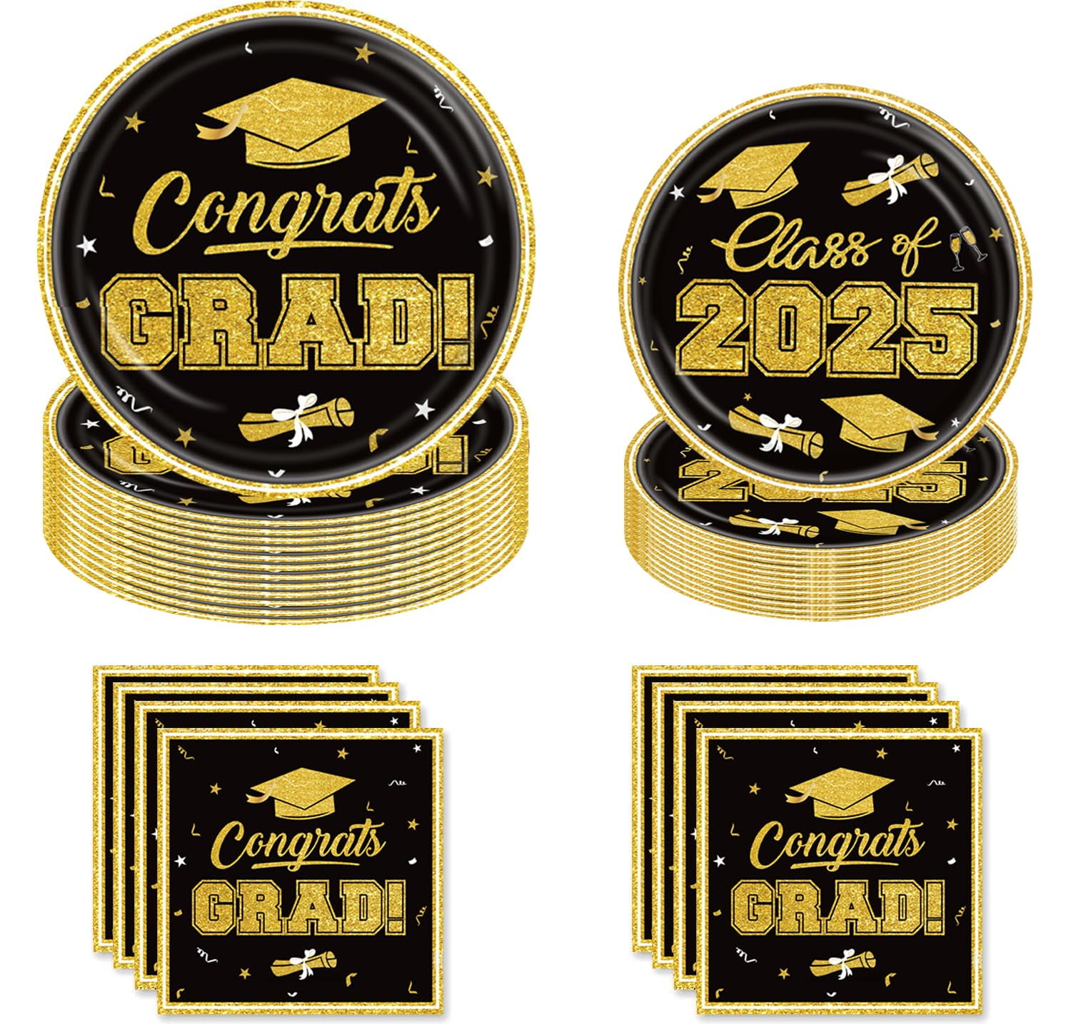 Graduation Plates and Napkins SSF20 Class of 2025 Graduation Party ...