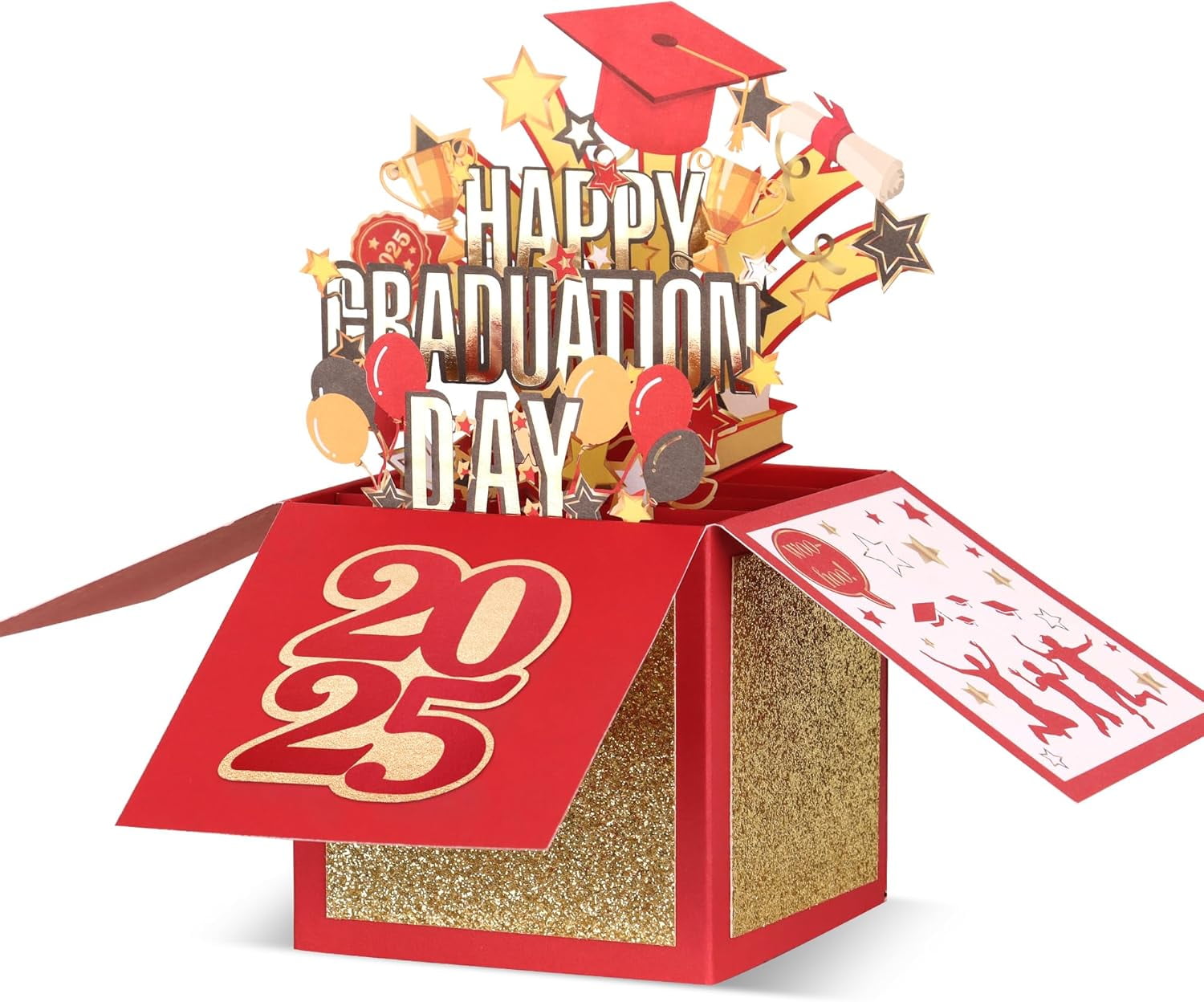 Graduation Pop Up Card 2025, 3D Happy Graduation Cards, Grad Gift Cards ...