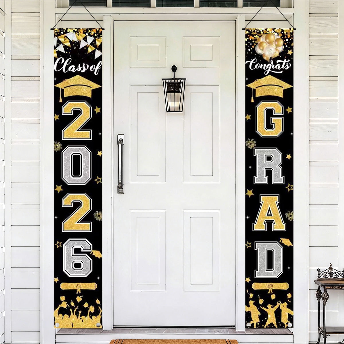 Graduation Porch Sign Class Of 2026 Banner Congrats Grad Door Banner ...