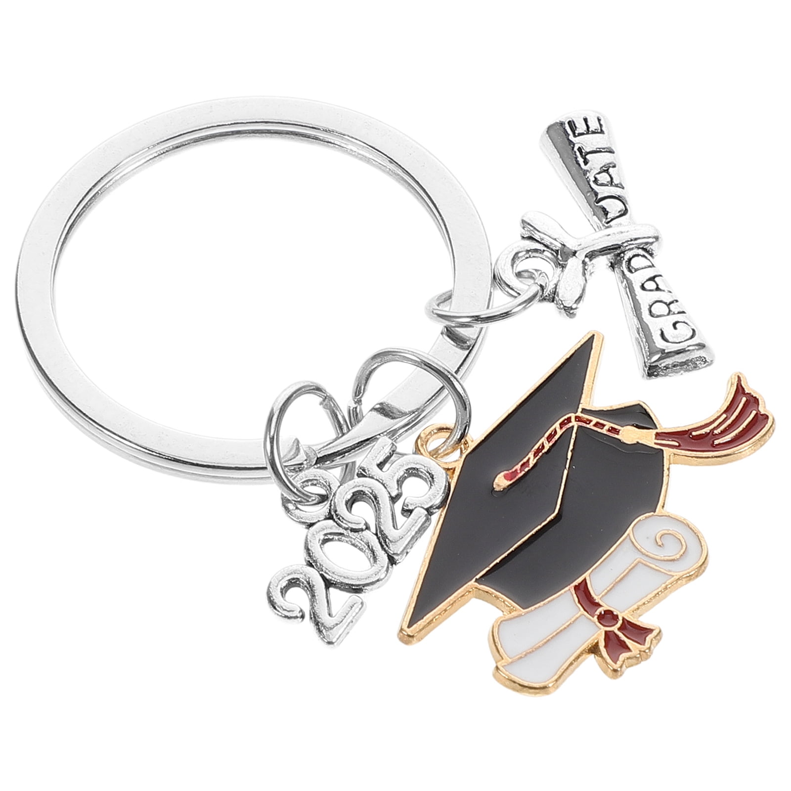 Graduation Present 2025 Graduation Cap Keychain Unique Metal Graduates ...