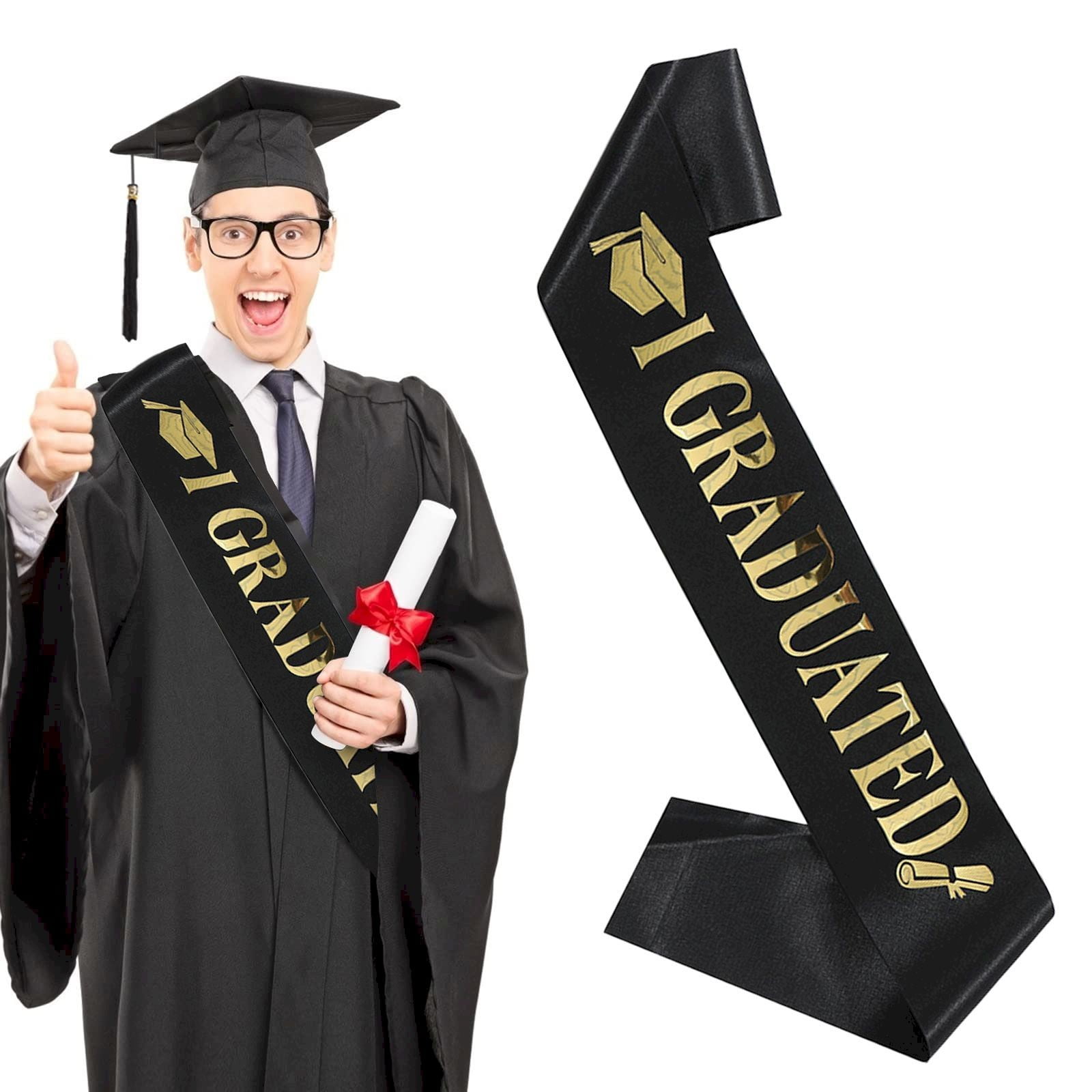 Graduation Sash 2025, 2025 Graduation Season Fashion Etiquette Shoulder ...