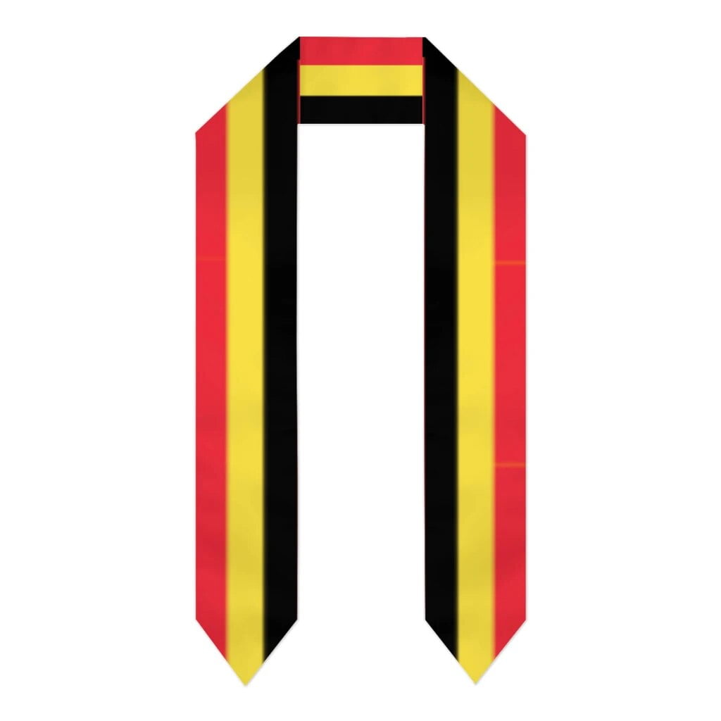 Graduation Sash Belgium Flag scarf Shawl Stole Sapphire Blue with Star ...