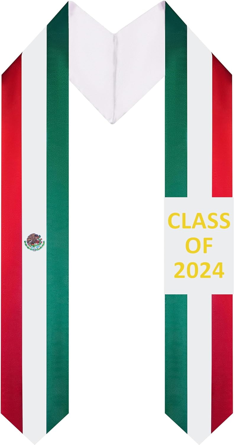 Graduation Sash Class of 2024 | Graduation Stole | Flag Stole - Walmart.com