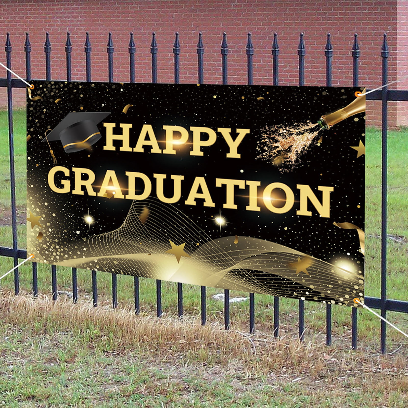 Graduation Season Background Cloth Creative Graduation Party Decoration ...
