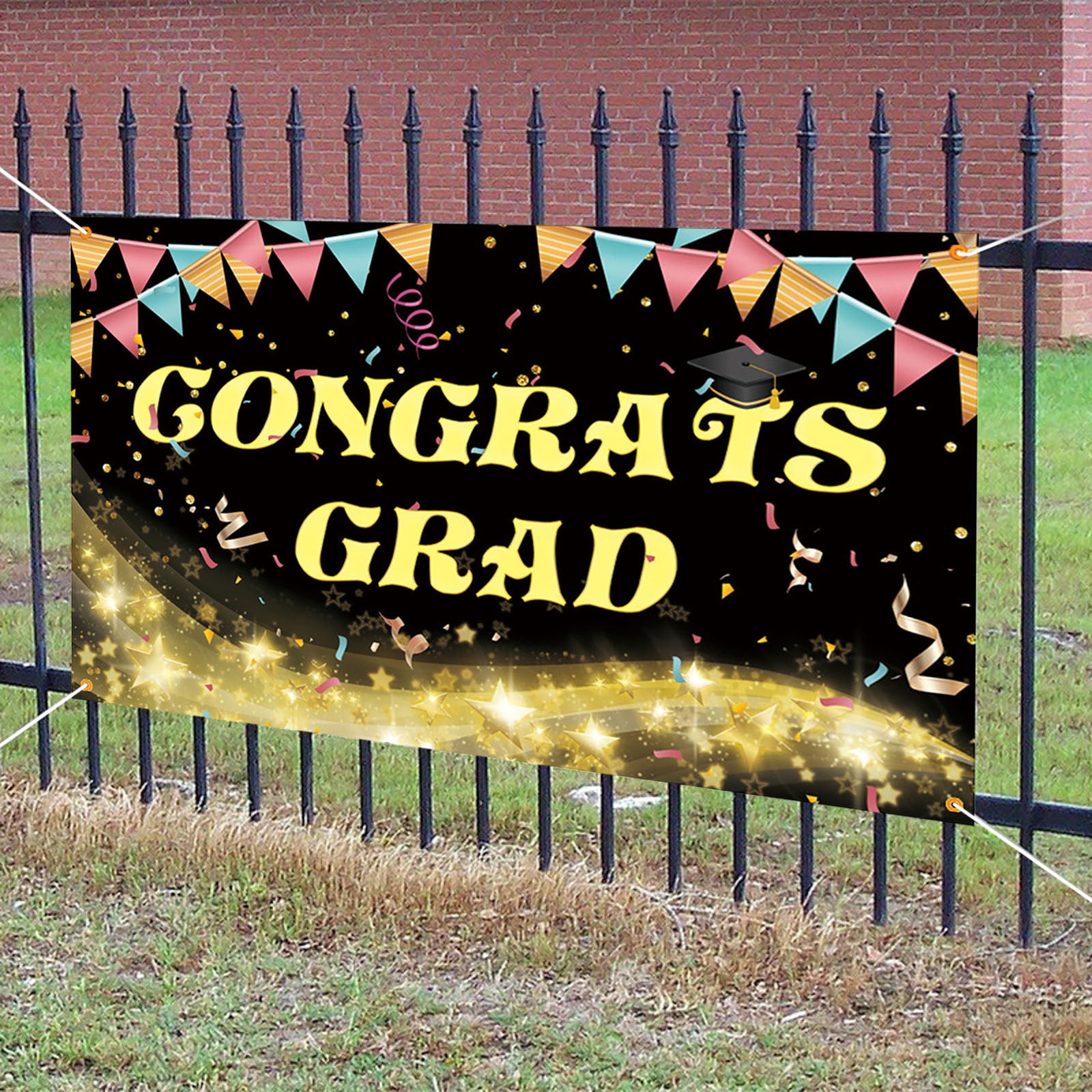 Graduation Season Background Cloth Creative Graduation Party Decoration ...