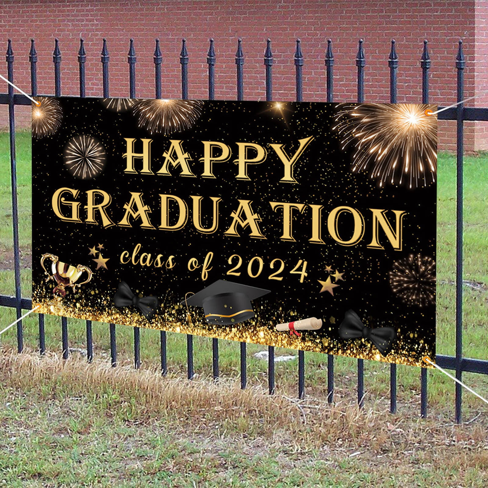 Graduation Season Background Cloth Creative Graduation Party Decoration ...