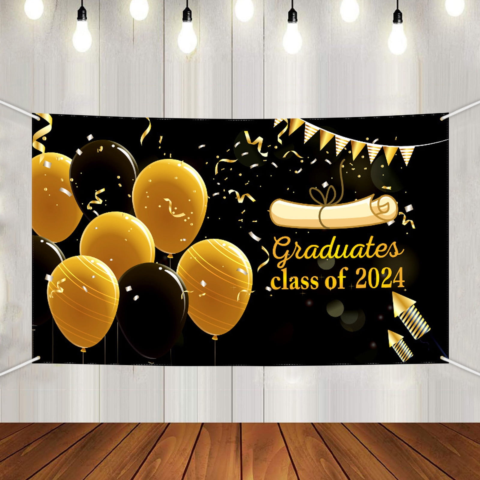 Graduation Season Banner Background Cloth Graduation Party Decoration ...