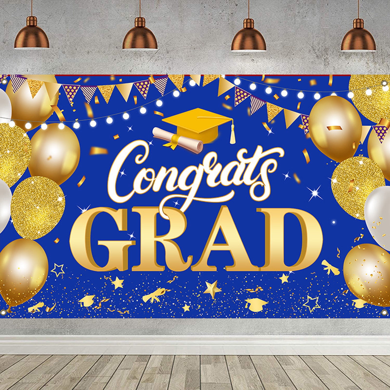 Graduation Season Banner Congrats Grad Class of 2025 Backdrop ...