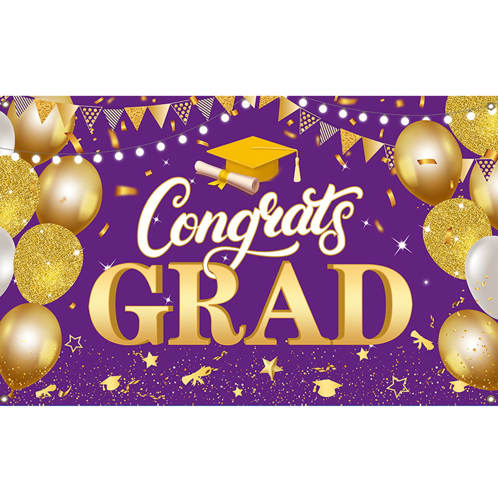 Graduation Season Banner Congrats Grad Class of 2025 Backdrop ...