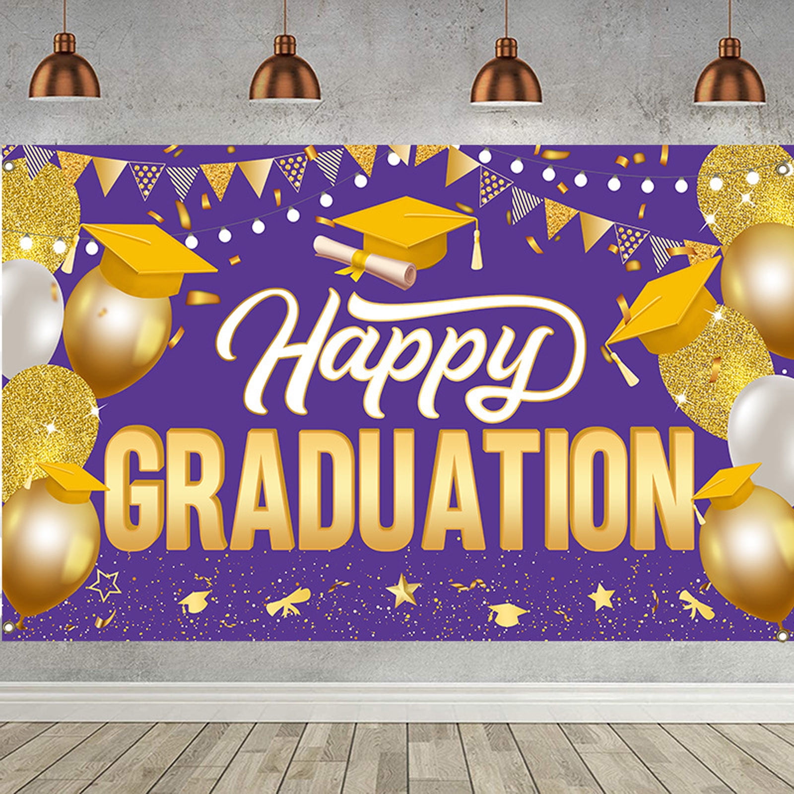 Graduation Season Banner Congrats Grad Class of 2025 Backdrop ...