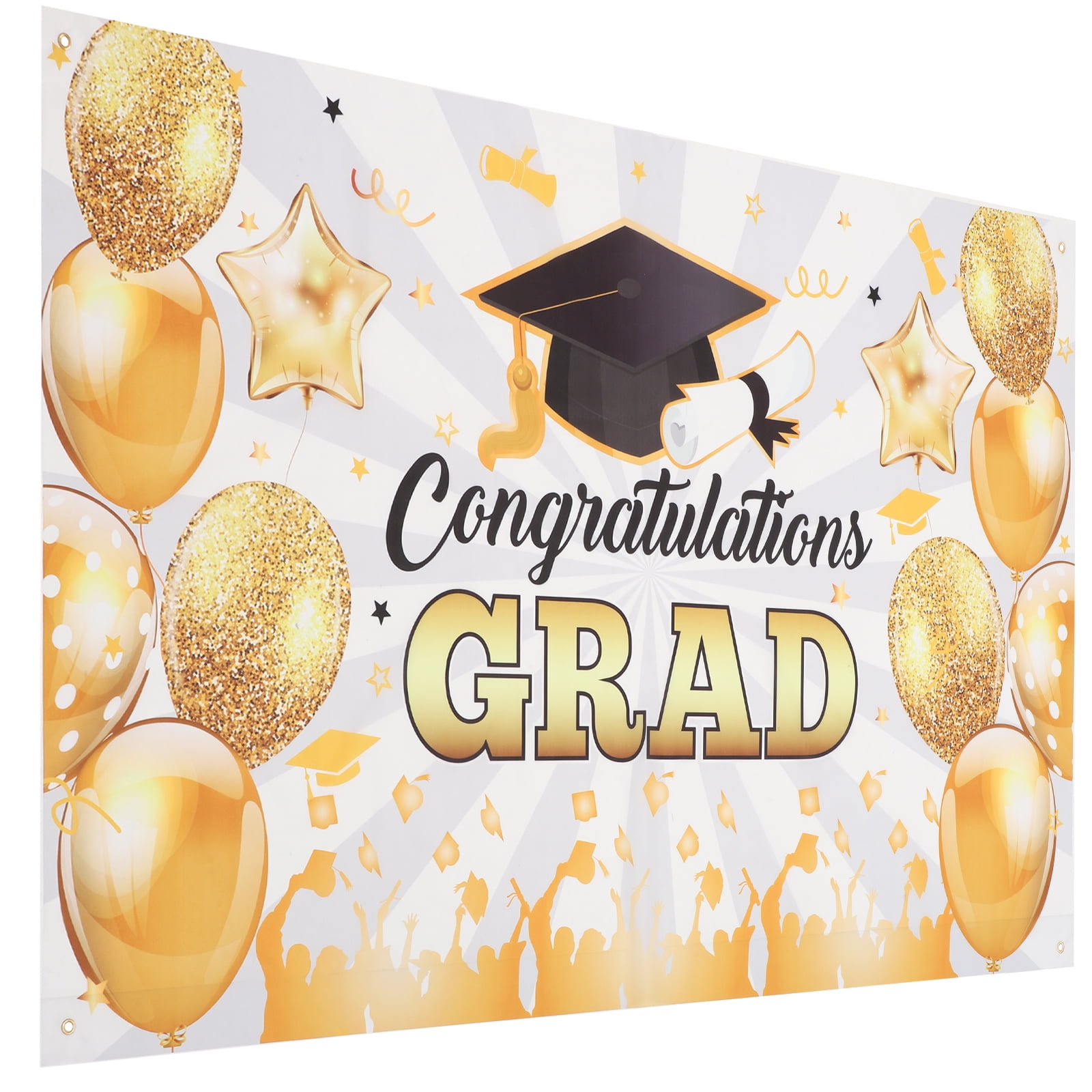 ifundom School Celebration Style Polyester Graduation Backdrop 1Set ...