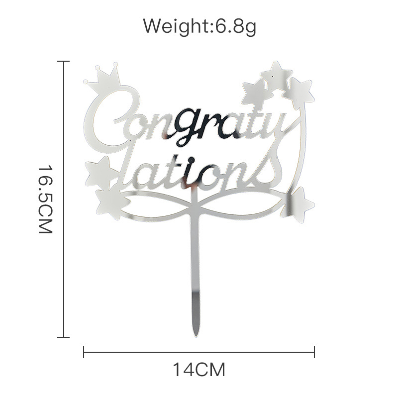 Graduation Season Birthday Cake Topper Gold Congratulations You Got It ...