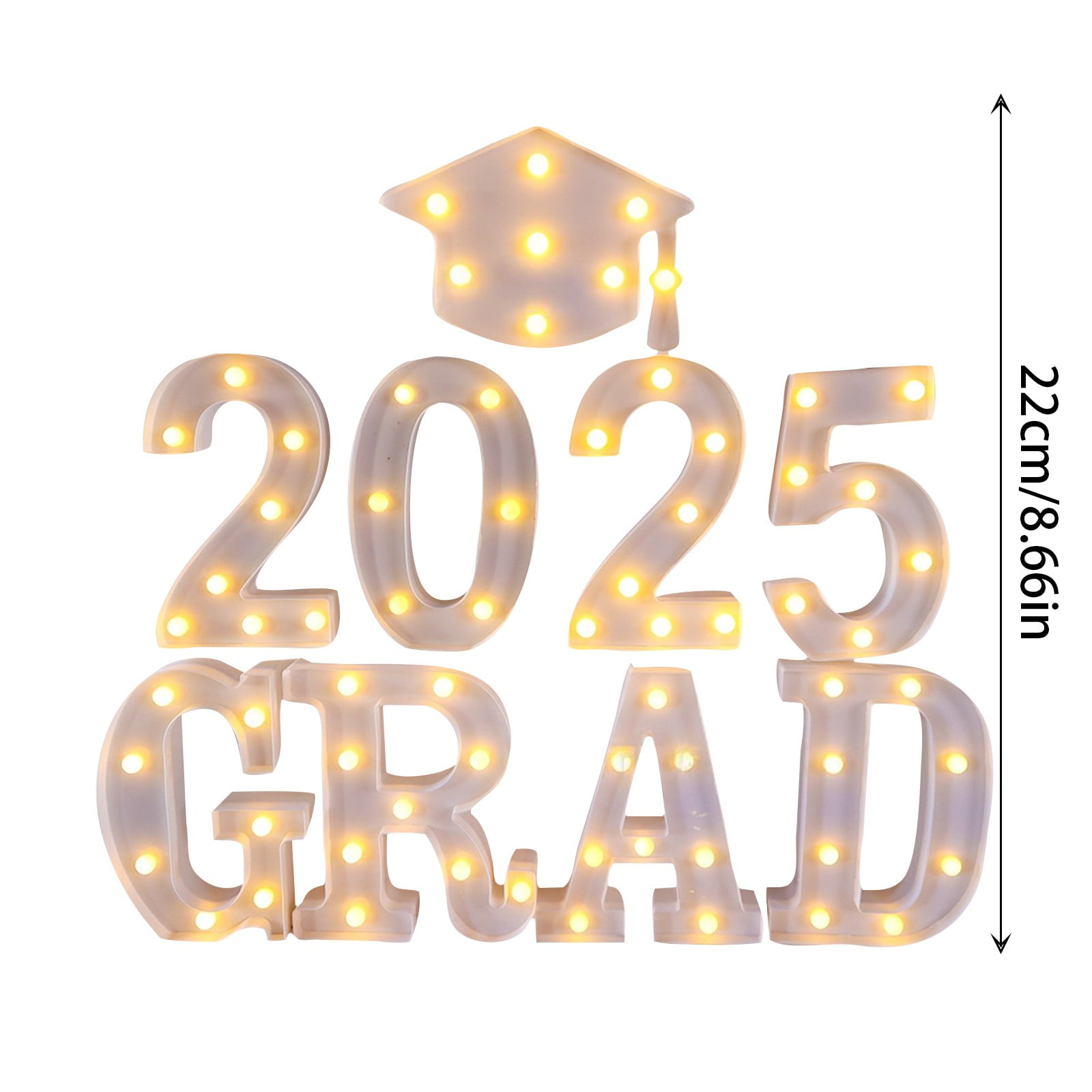 Graduation Season Offers 2025 Graduation LED Marquee Sign with Cap ...