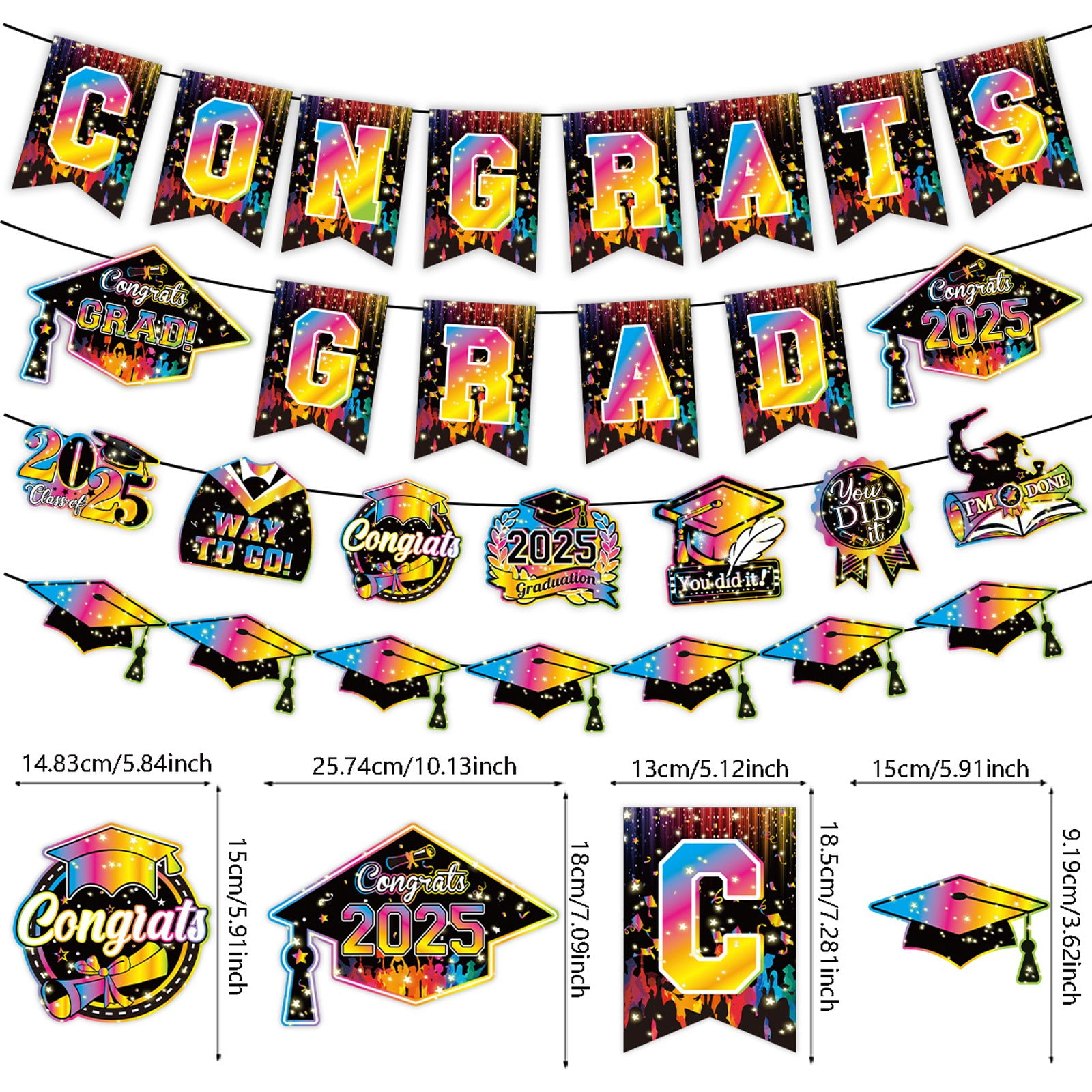 Graduation Season Offers Vibrant Congrats Grad Banner for Graduation ...