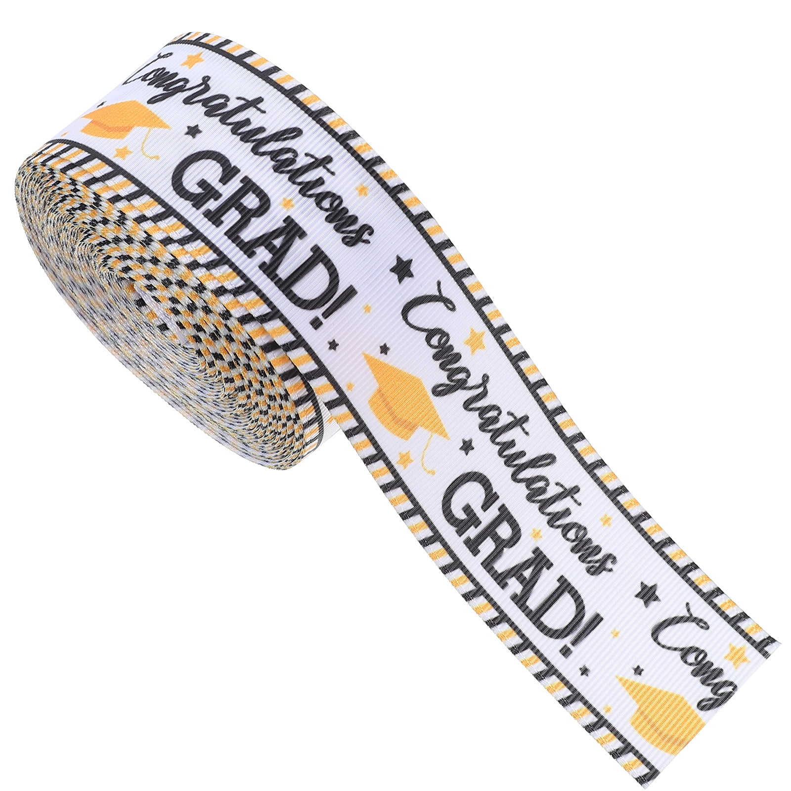 Graduation Season Ribbon Cake Case Packaging for Gift Wrapping Tape Ornament Wreath Delicate ...