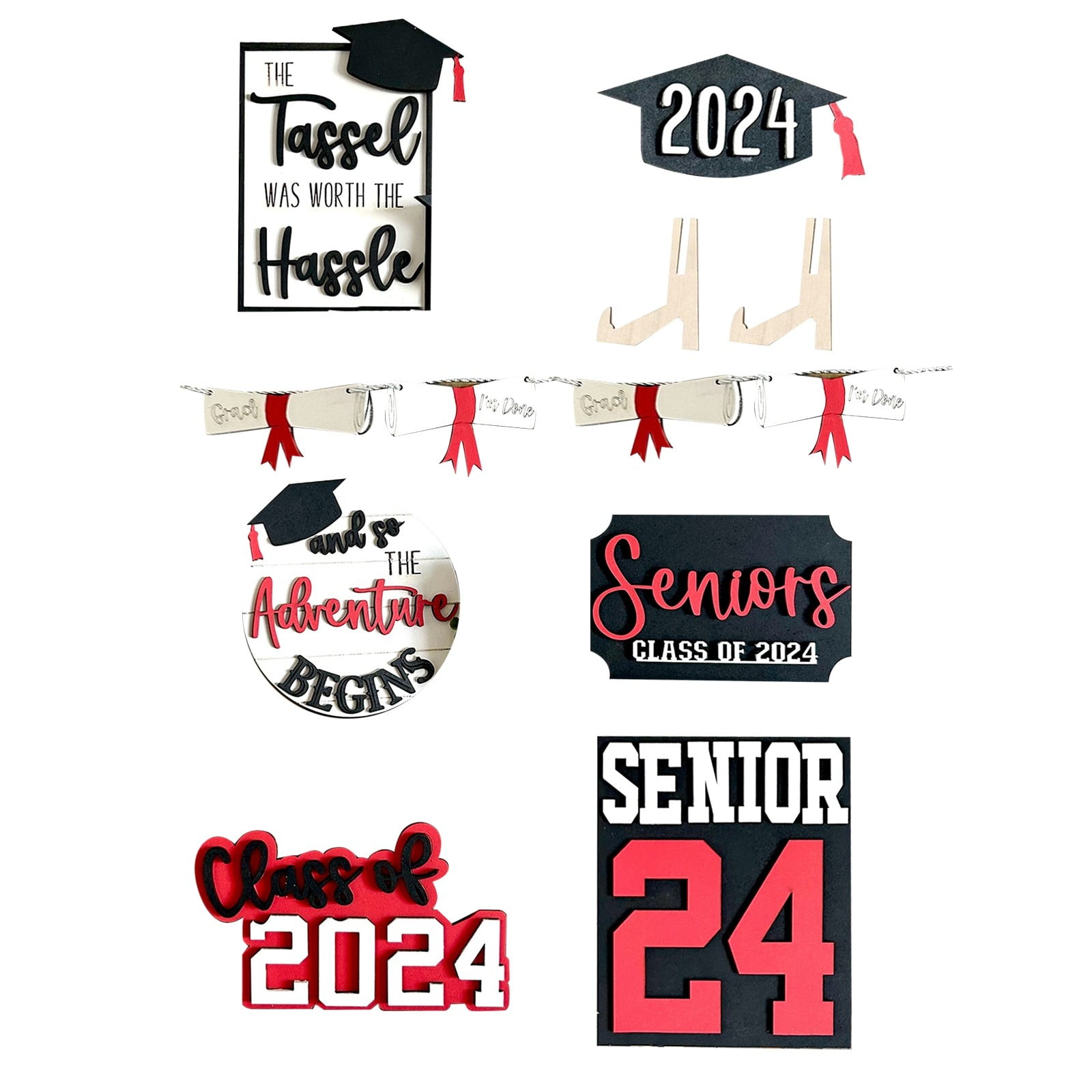 Graduation Season Wooden Pallet Decoration Graduation Decorations Class ...