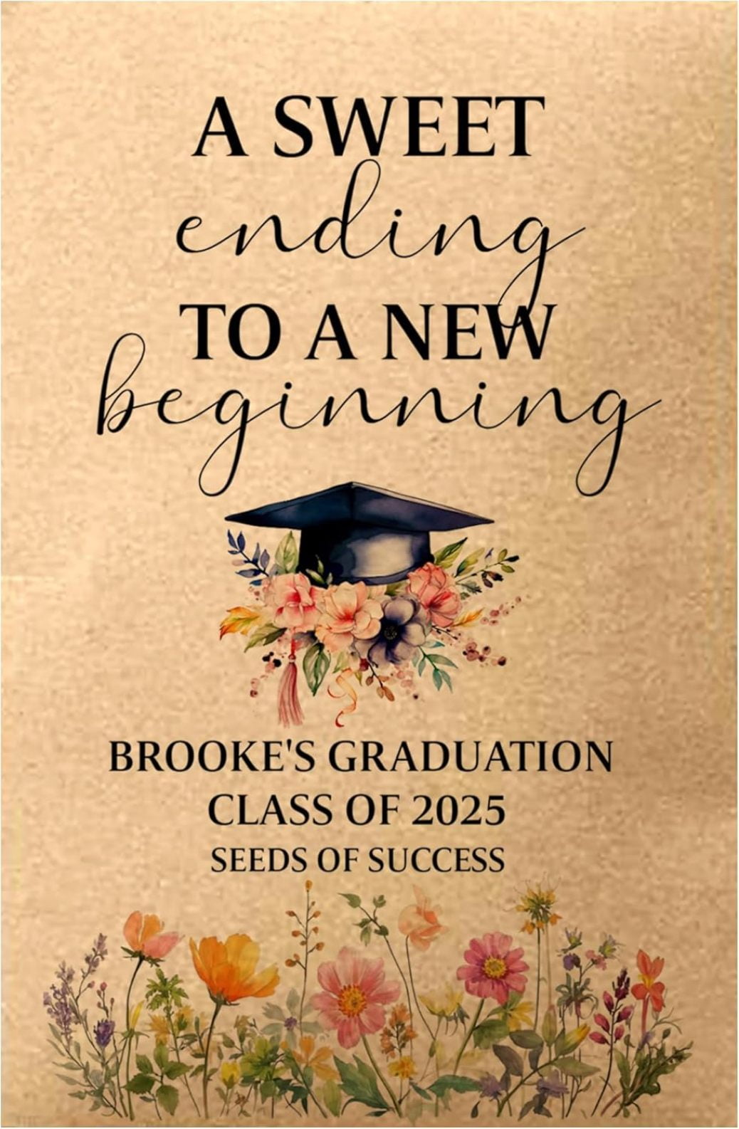 Graduation Seed Packets, Graduation Party Favors, Blooming Future ...
