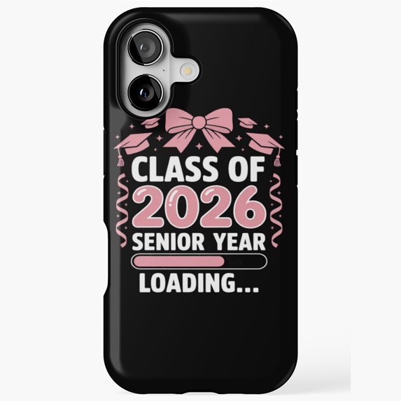 Graduation Senior 2026 Funny Loading Design iPhone 17 16 15 14 13 12 11 ...