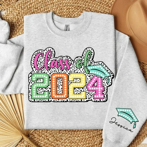 Graduation Senior Dalmatian Dots Class of 2024 Senior 2024 Graduation ...