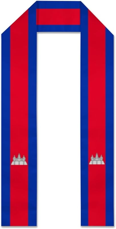 Graduation Shawls Unisex Cambodian Flag Class of 2025 Graduation ...