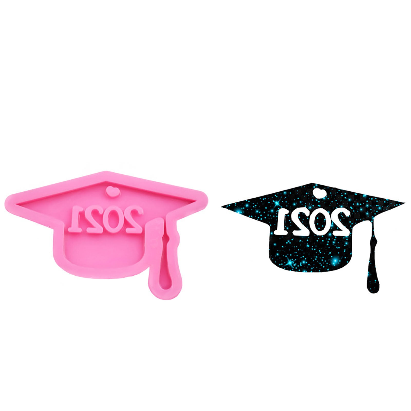 Graduation Silicone Mold Set Graduation Kitchen Mold Chocolate Candy ...