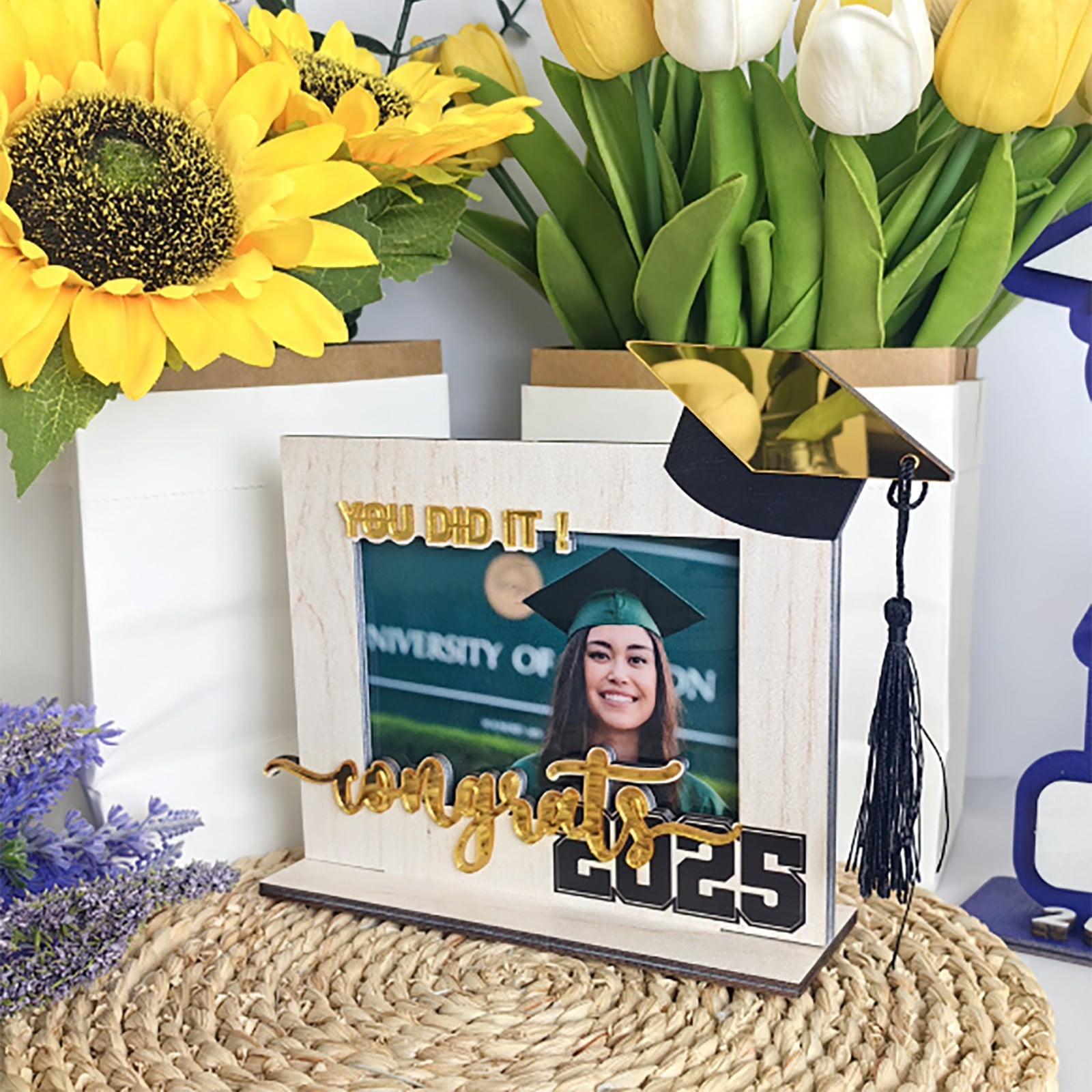Graduation And Start Of School 2026 Wooden Photo Frame Desktop ...