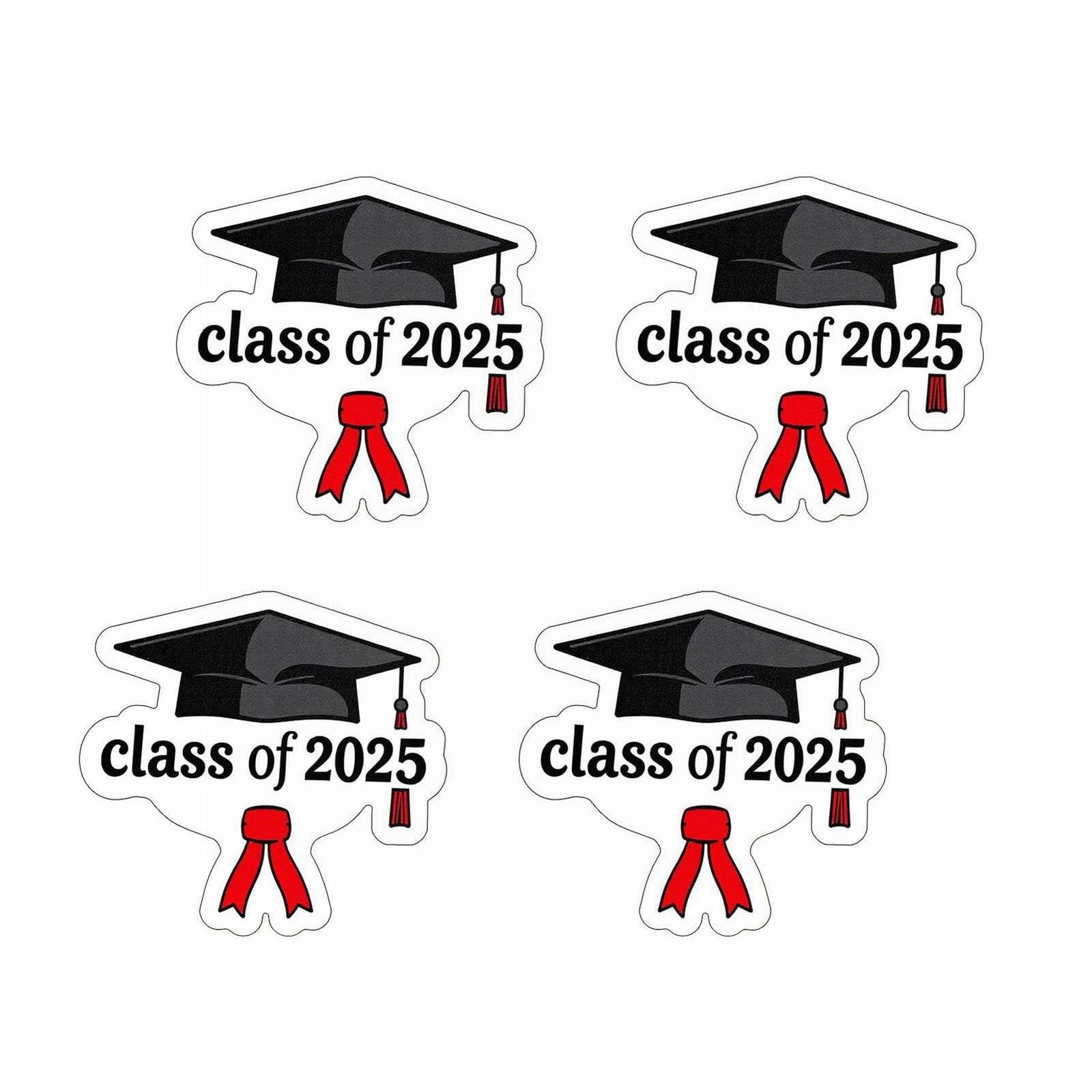 Graduation Stickers 2025 on Sale Barhoo Graduation Cap Stickers 2025 ...