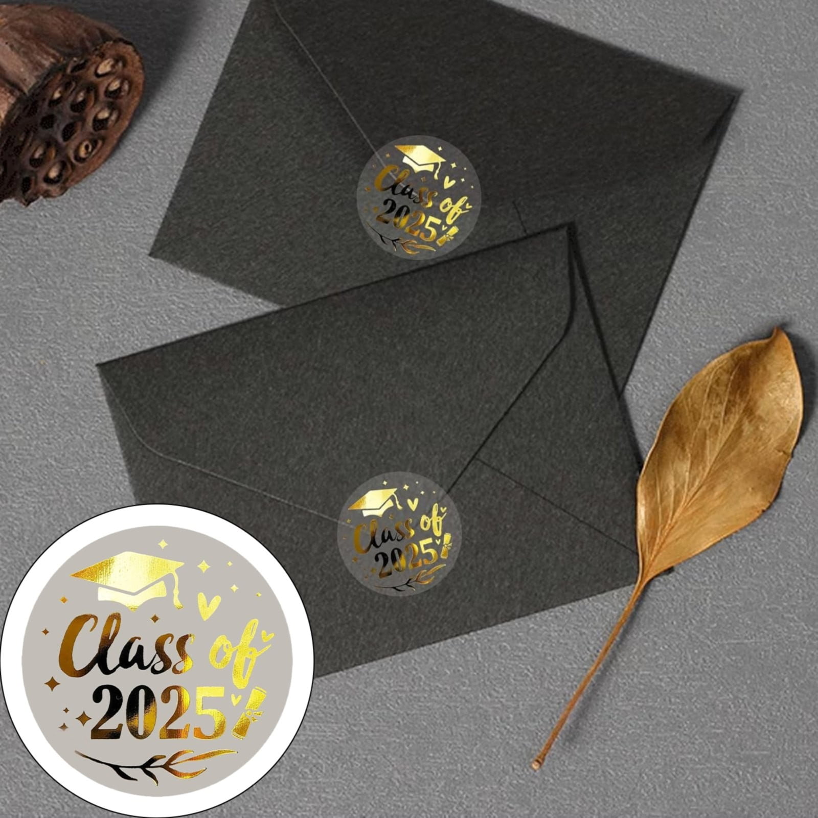 Graduation Stickers Class of 2025 500Pcs Perforated Roll Sticker ...