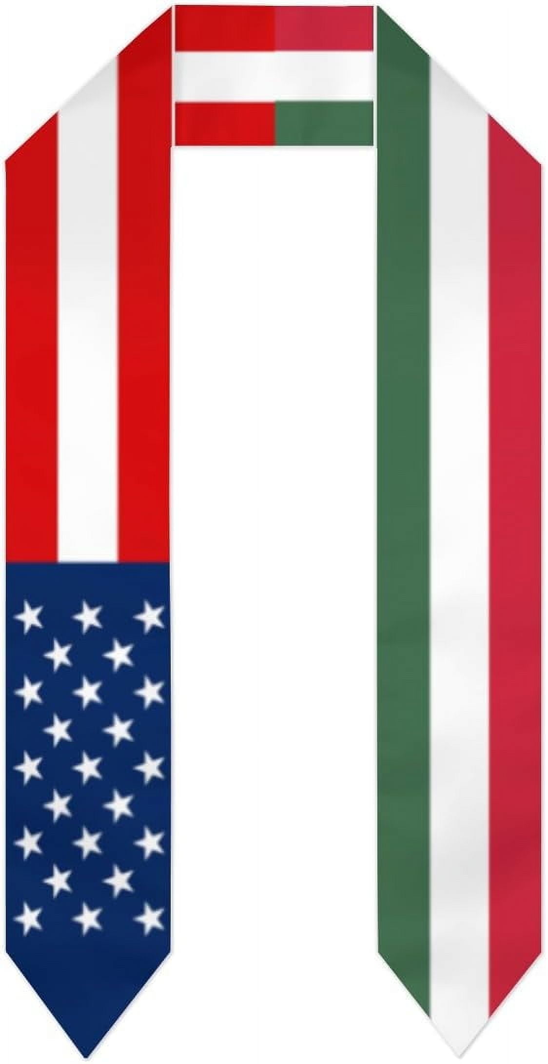 Graduation Stole America Hungary Hungarian Flag Graduation Shawl Scarf ...