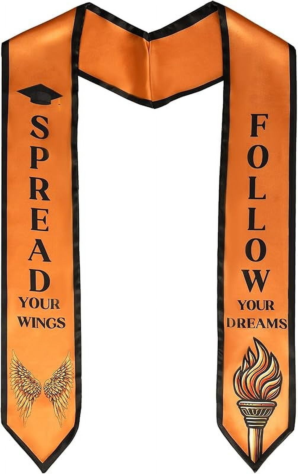 Graduation Stole Class of 2025 Polyester Graduation Sash with Spread ...