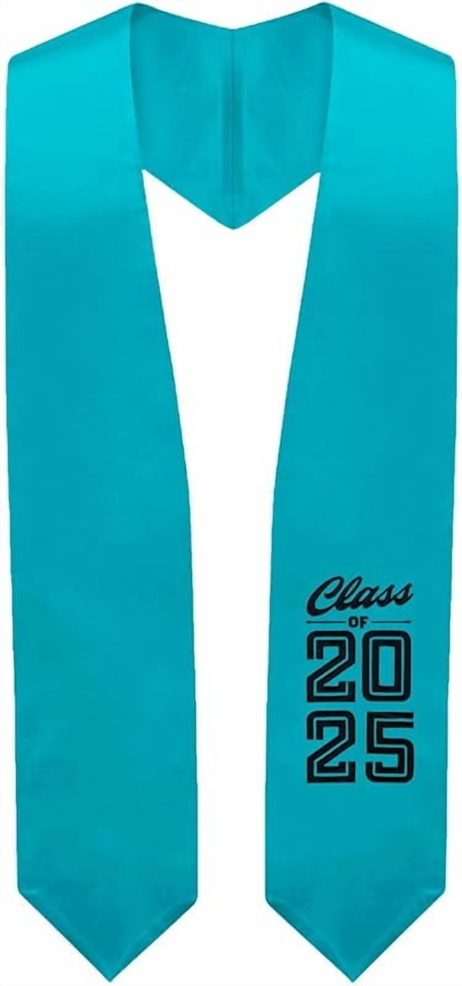 Graduation Stole Class of 2025 With Classic Tips - Unisex Adult - 62 ...