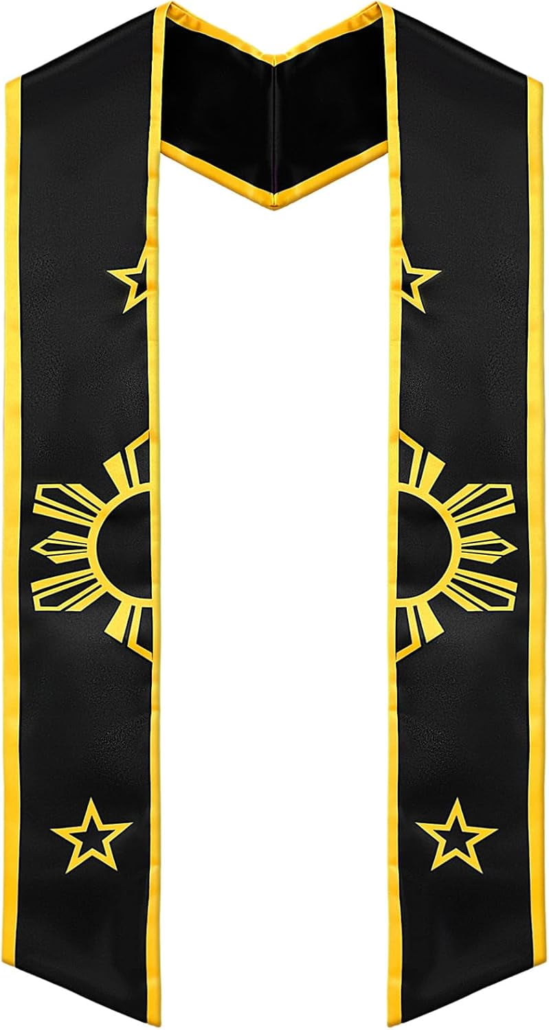 Graduation Stole Sash Mixed Flag Countries Stole Sash Class of 2025 ...