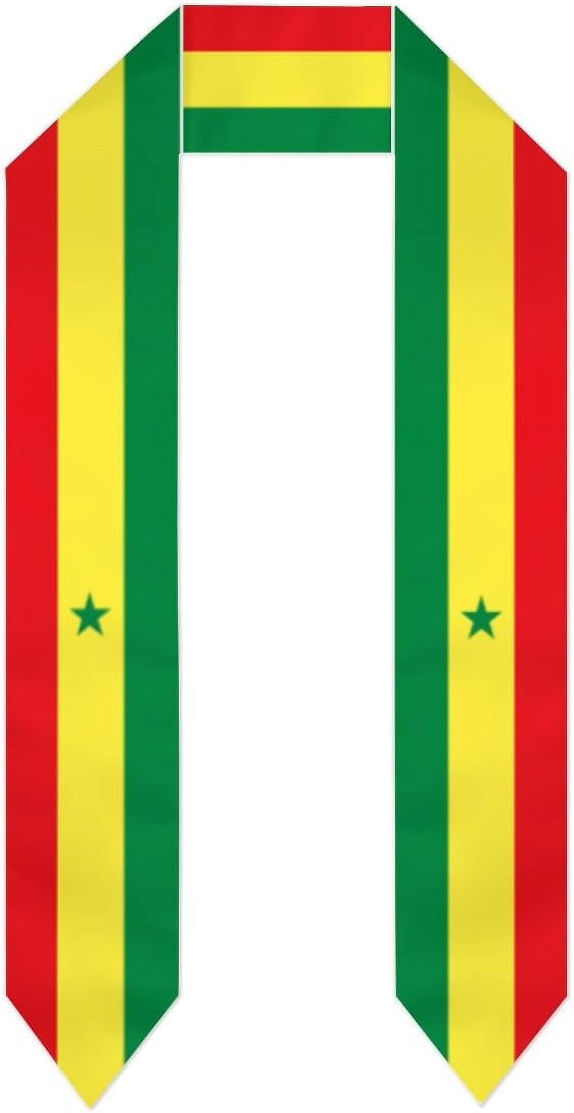 Graduation Stole Senegal Flag Graduation Shawl Scarf Sash for ...