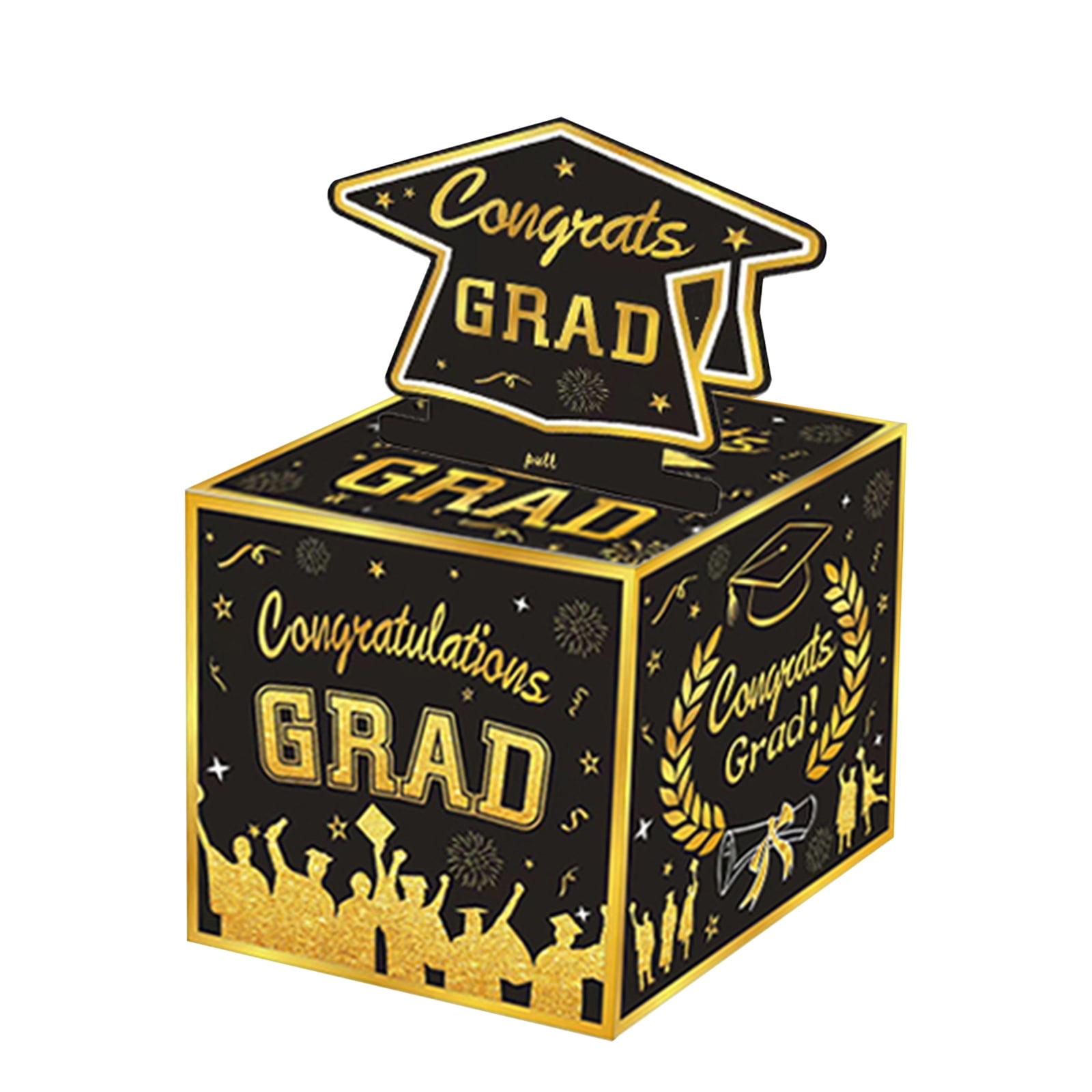 Graduation Surprise Box 2025 Congrats Grad Cardboard Gift Card Box ...