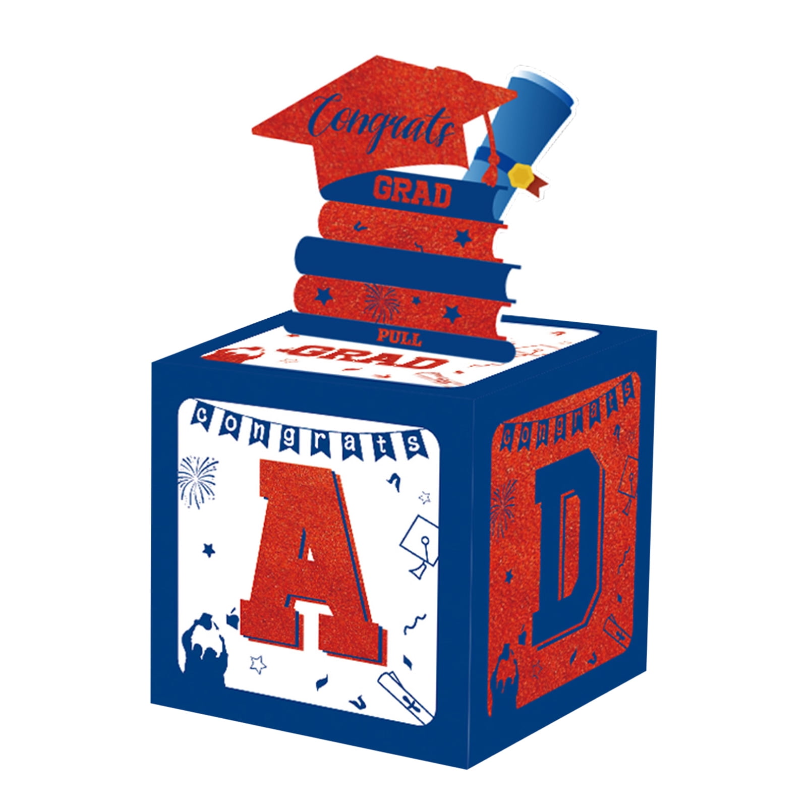 Graduation Surprise Box 2025 Congrats Grad Cardboard Gift Card Box ...