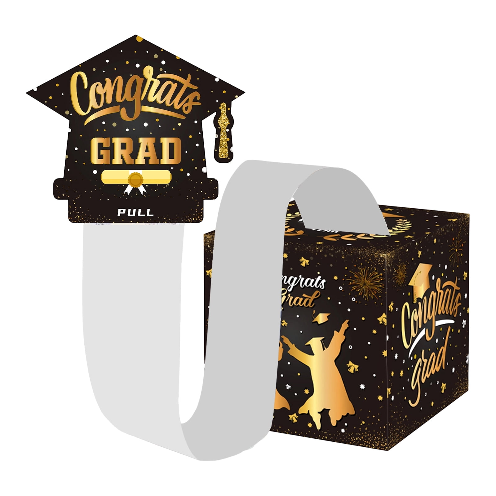Graduation Surprise Money Box Kit,Includes 1 Box,1 Card,and 30 OPP Bags ...