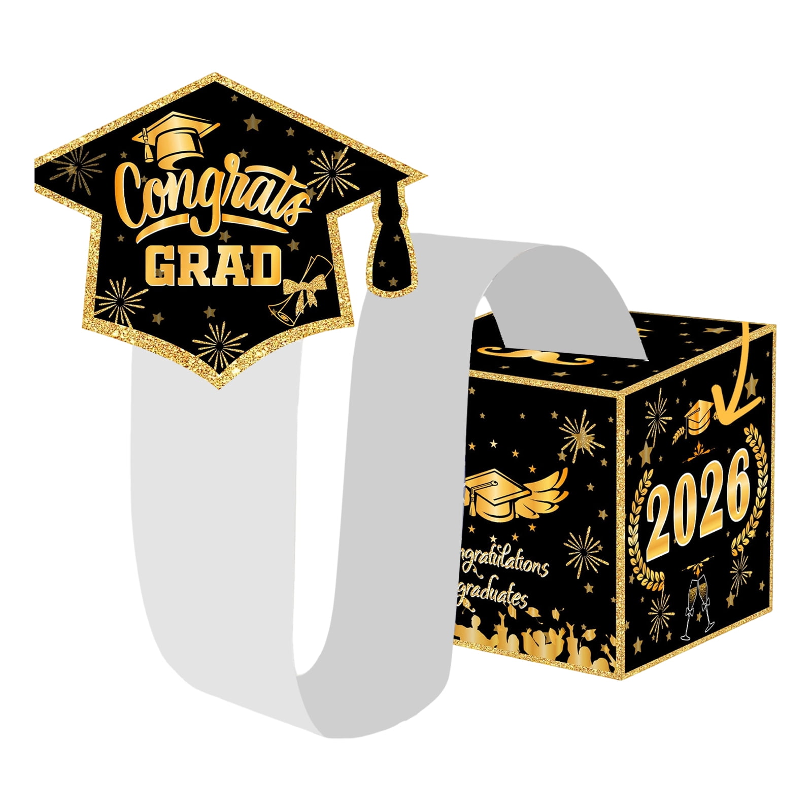 Graduation Surprise Money Box Kit,Includes 1 Box,1 Card,and 30 OPP Bags ...