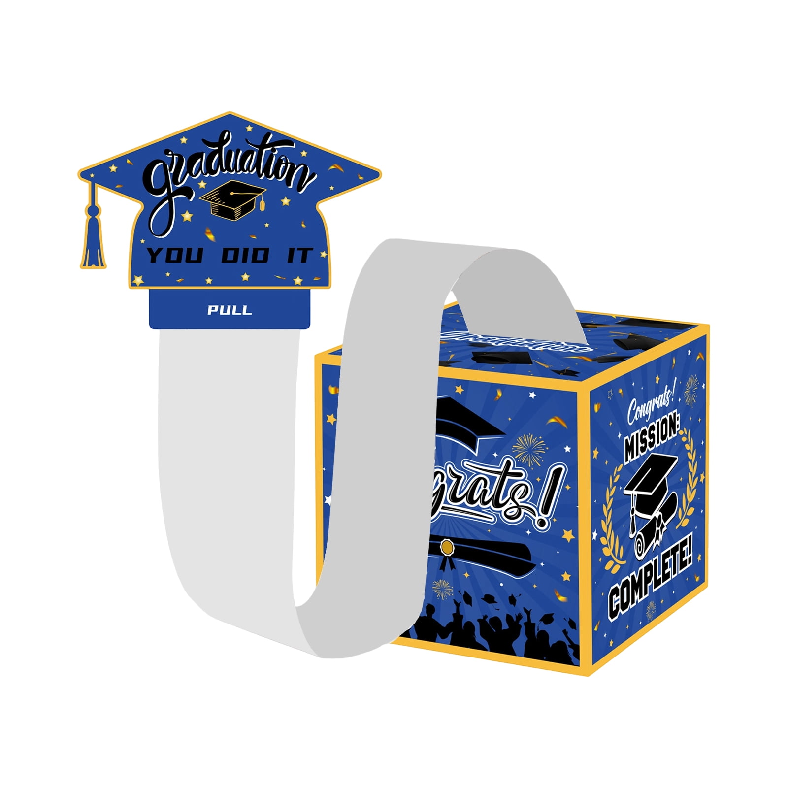 Graduation Surprise Money Box Kit,Includes 1 Box,1 Card,and 30 OPP Bags ...