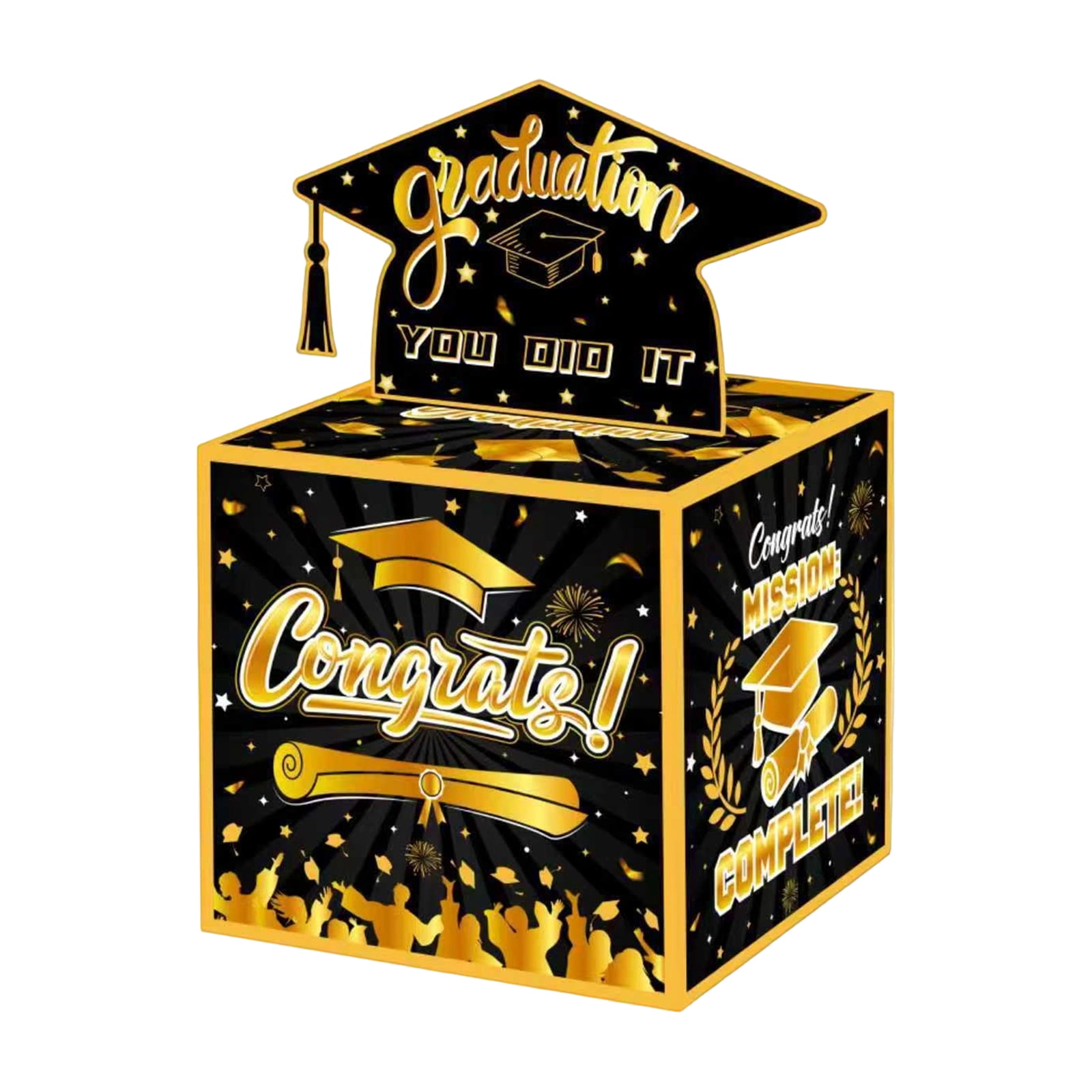 Graduation Surprise Money Box Kit, Includes 1 Box, 1 Card, and 30 OPP ...